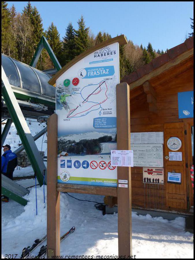 Télésiège fixe 3 places (TSF3) de la Frastaz - www.remontees-mecaniques.net